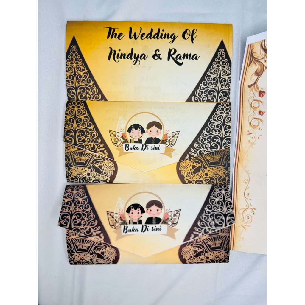 Jual Undangan Pernikahan|Tema Wayang|Undangan kekinian|Undangan Nuansa ...