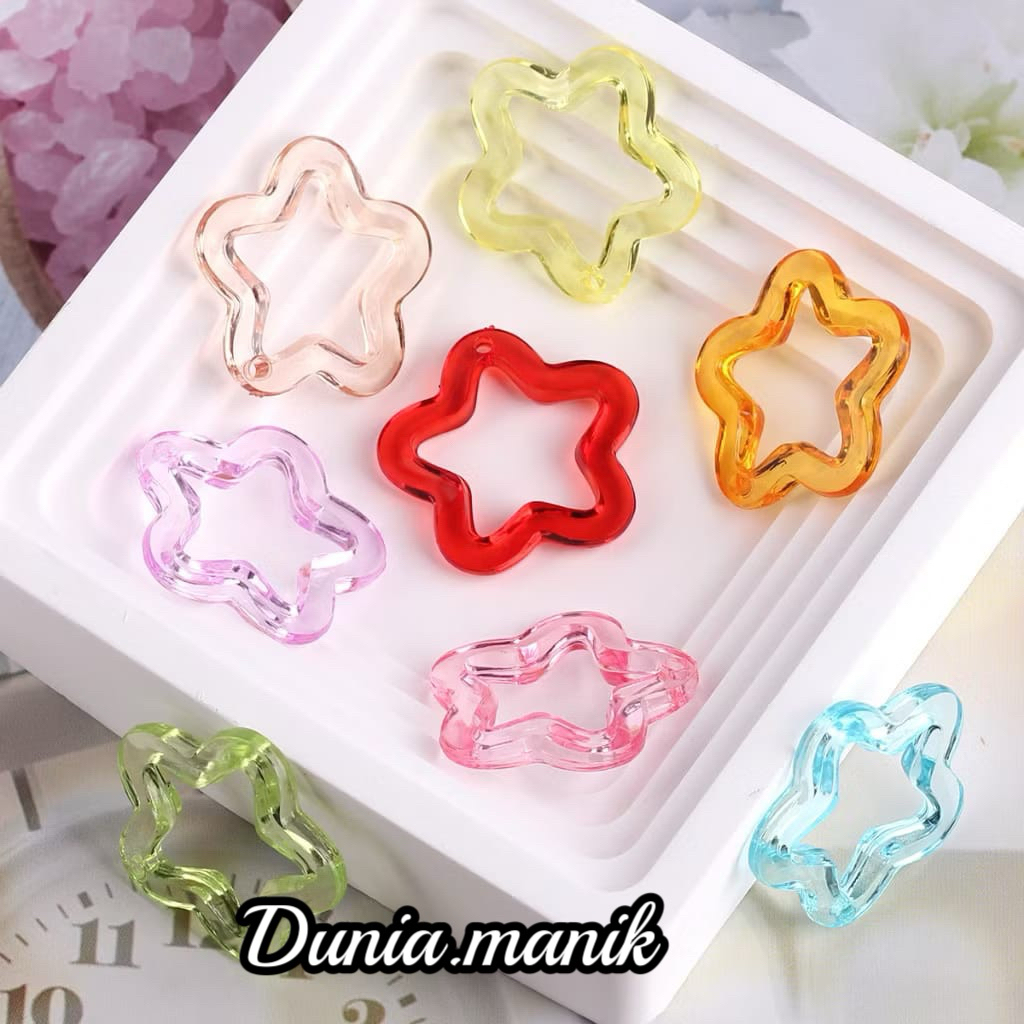 Jual Manik Mote Charm Bunga Flower Frame Besar | Shopee Indonesia
