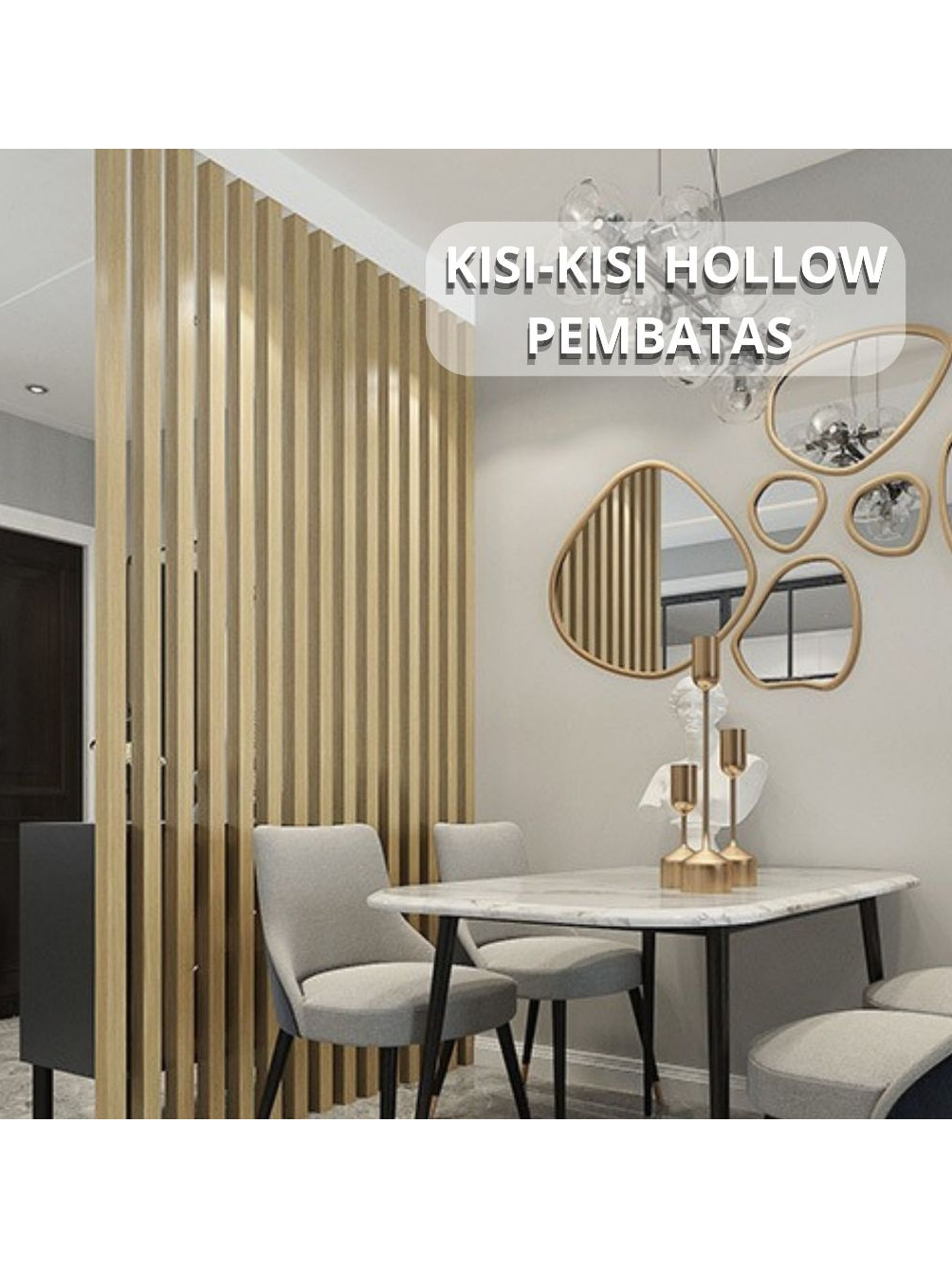 Jual Hollow Kisi Kisi pvc Hollow Kisi Kisi Pembatasan Dinding / Partisi ...