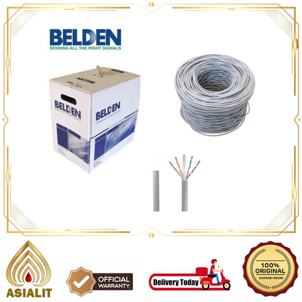 Jual Kabel LAN Belden Cat6 Meteran Kabel Data Original Produk | Shopee ...