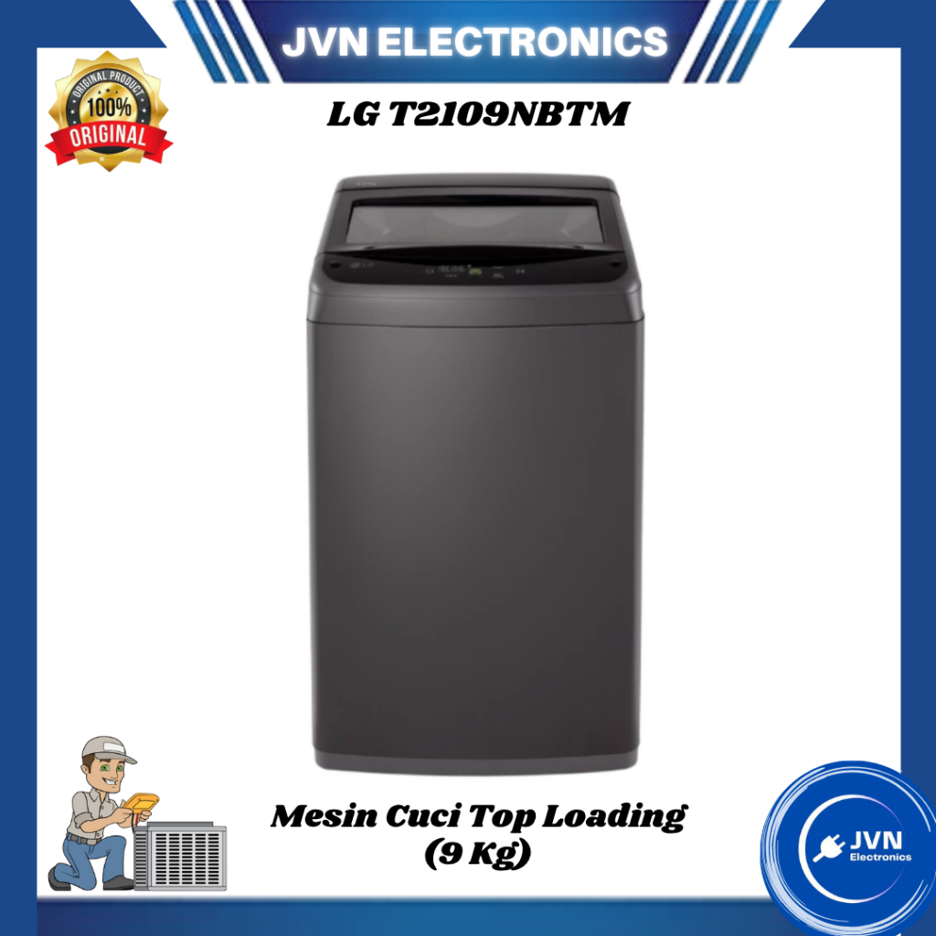 Jual Mesin Cuci Top Loading LG T2109NBTM 9kg | Shopee Indonesia