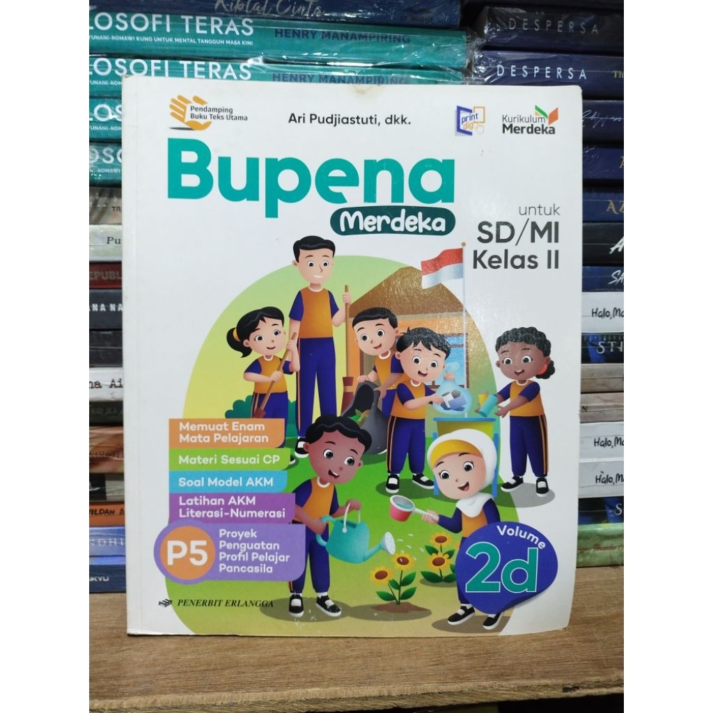 Jual Buku Bupena 2a, 2b, 2c, 2d SD/MI Kelas II Kurikulum Merdeka ...