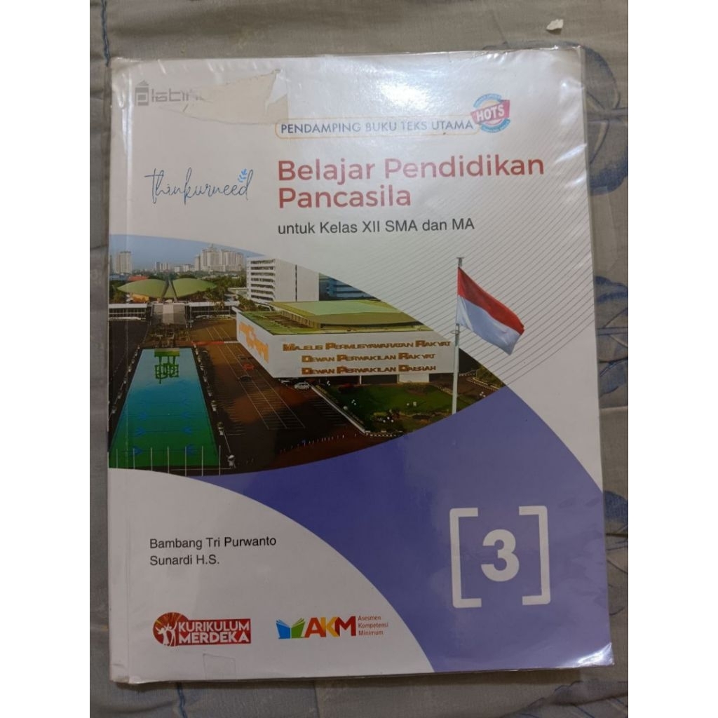 Jual buku bekas layak dipakai belajar pendidikan pancasila pkn ppkn 3 ...