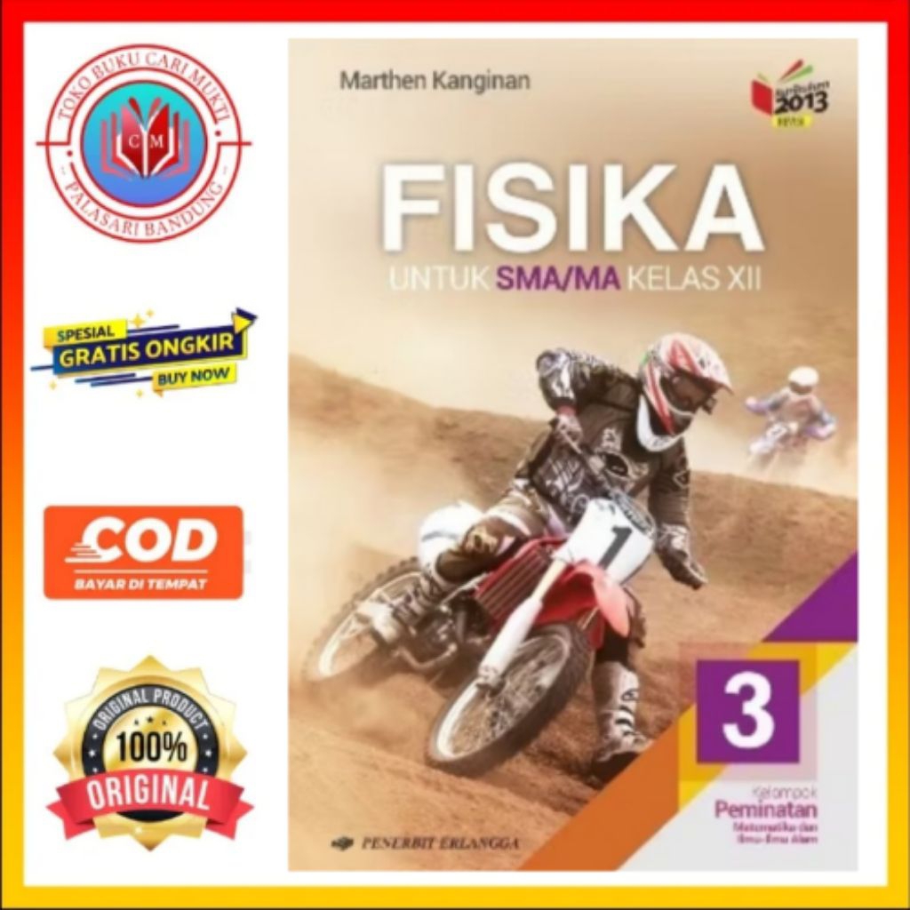 Jual BUKU FISIKA UNTUK SMA/MA KELAS 12 KURIKULUM 2013 BEKAS ORIGINAL | Shopee Indonesia