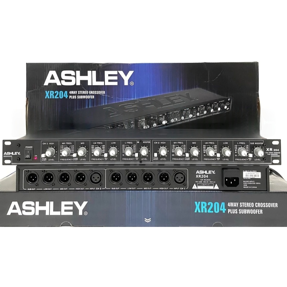Jual Crossover Ashley XR204 4 Way Subwoofer Stereo / Crossover Ashley ...