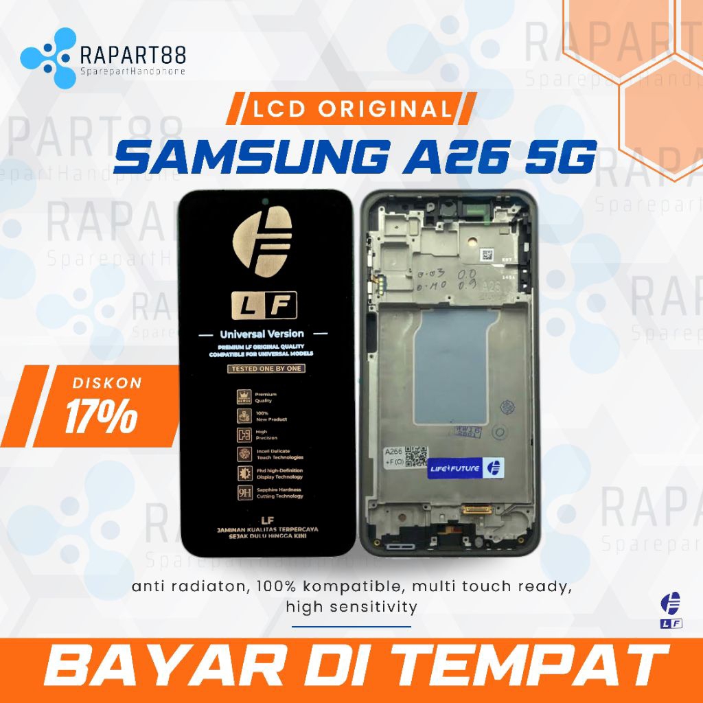 Jual Lcd Samsung A26 5G SM - A266 OLED + Frame Original Fullset Touchscreen Life Future | Shopee ...