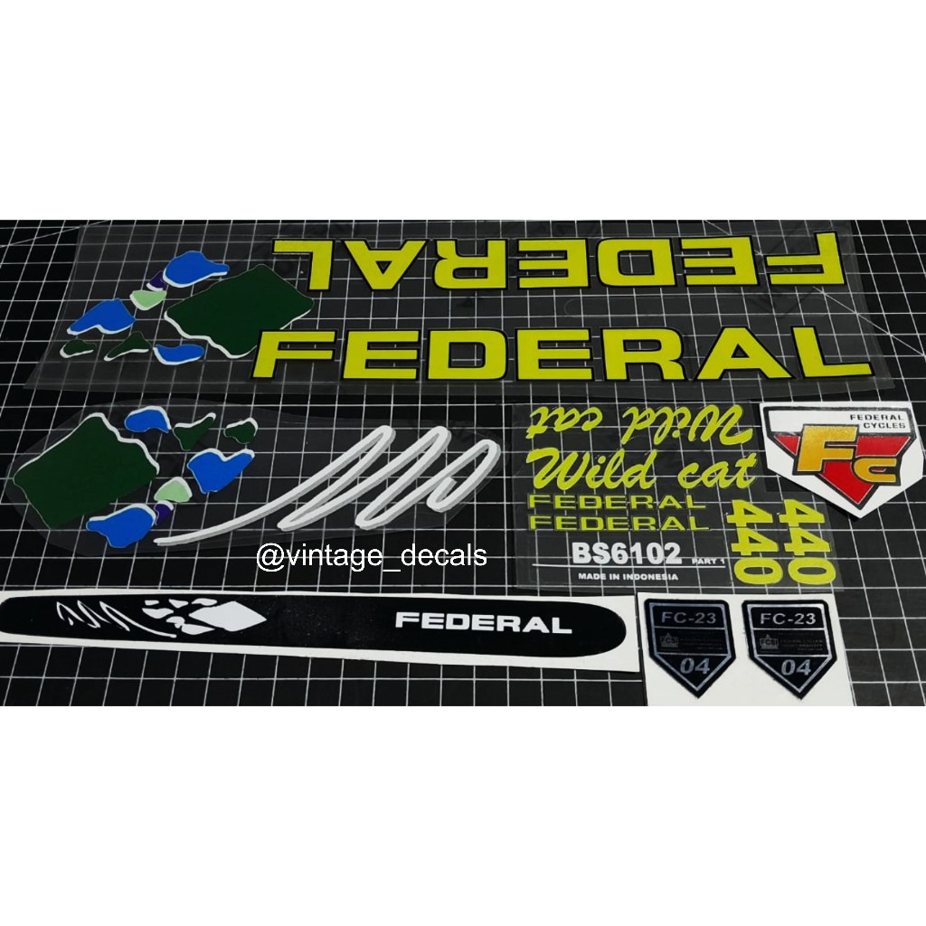 Jual sticker decal federal wildcat 440 wild cat 440 | Shopee Indonesia
