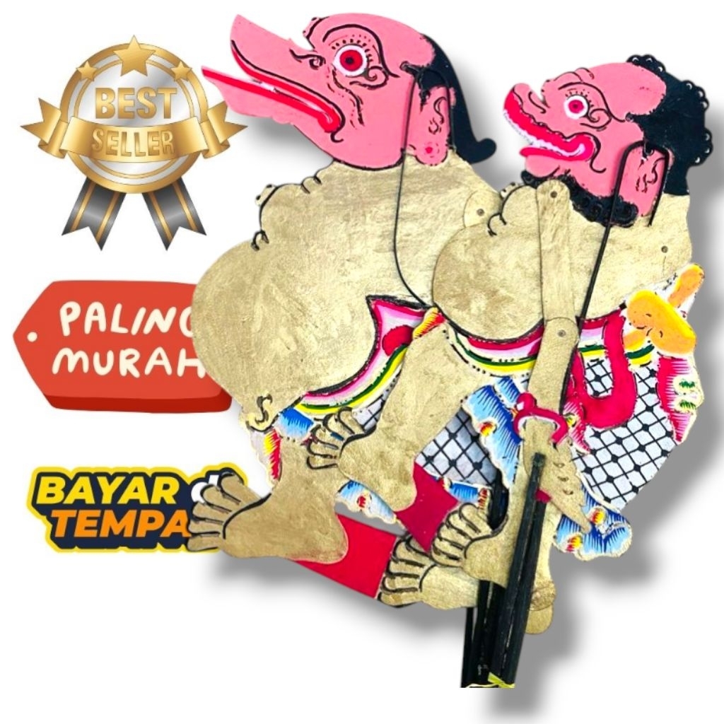 Jual WAYANG KULIT ASLI TOGOG BILUNG UKURAN STANDAR DALANG | Shopee ...