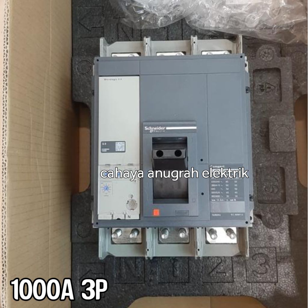 Jual MCCB SCHNEIDER NS1000N 3P MICROLOGIC 2.0 MCCB 1000A 3P 50KA ORIGINAL L | Shopee Indonesia