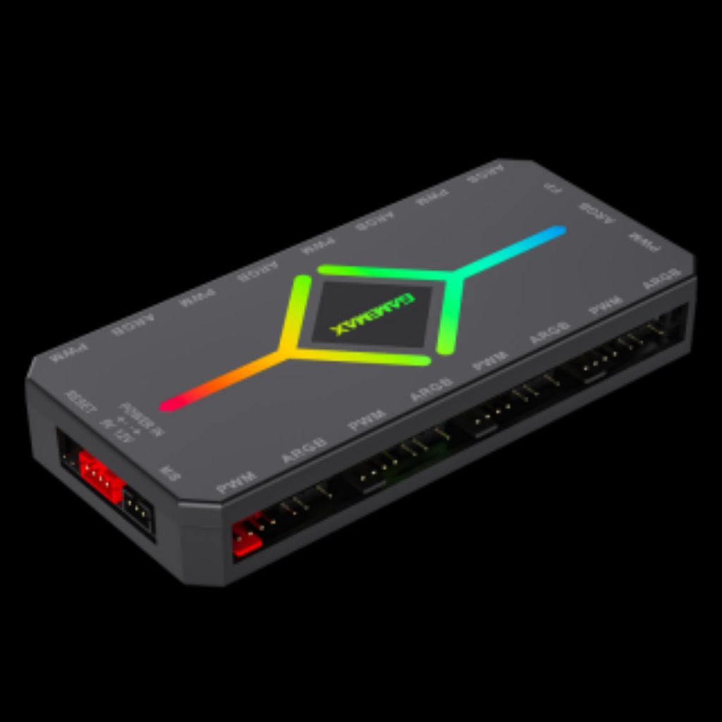 Kingston 8 LAN Port Network Hubs GAMEMAX KF300 BK/WHARGB 3 In 1 Case ...