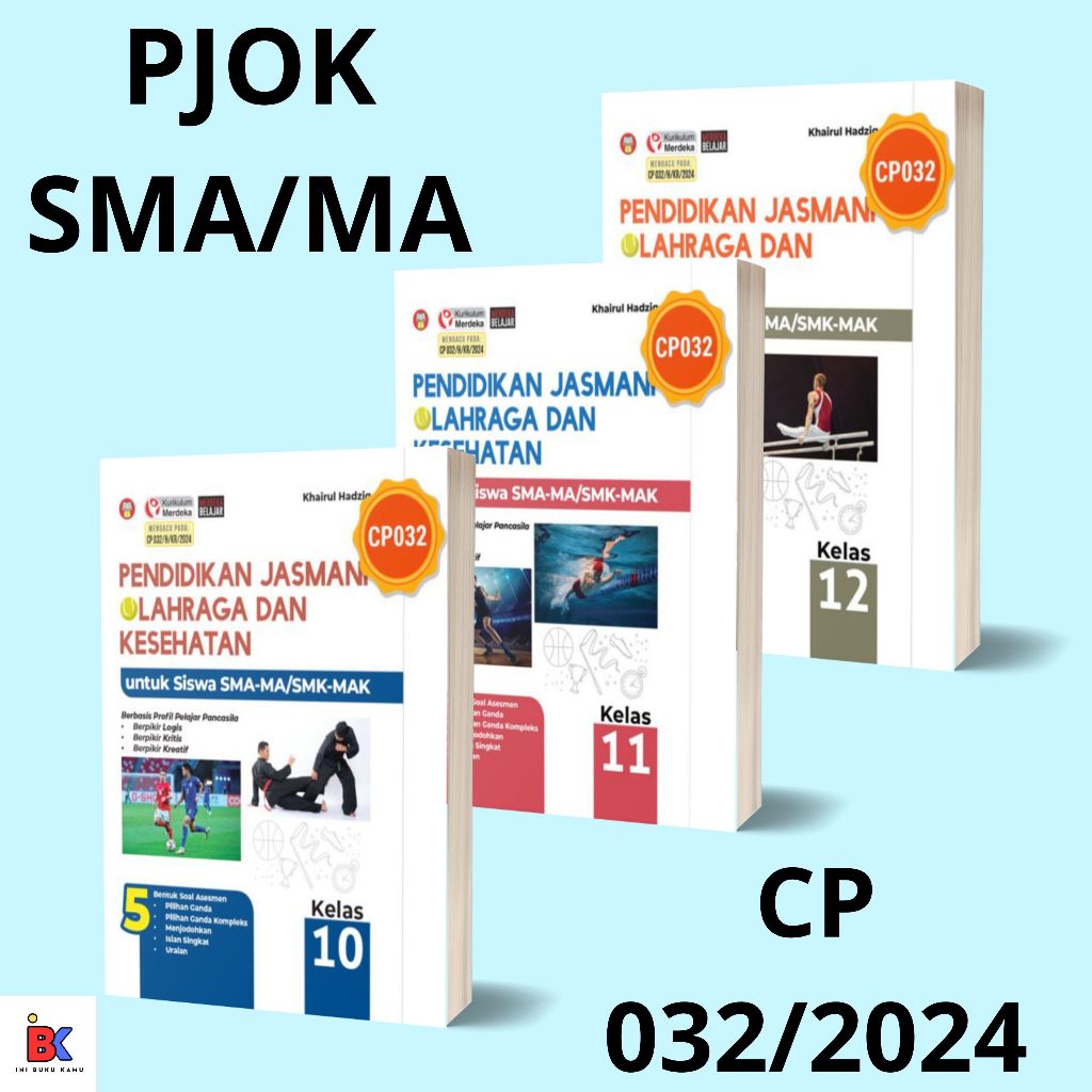 Jual Buku PJOK/Penjas SMA.MA/SMK Kelas 10/X/11/XI/12/XII Kurikulum Merdeka CP 032 | Shopee Indonesia