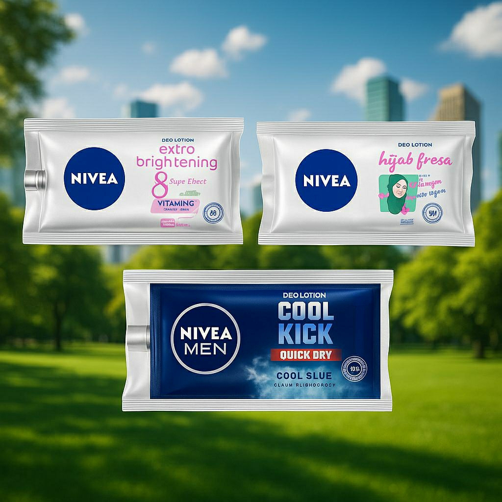 Jual Nivea Deodorant Sachet 9ml Deo Lotion Deodoran Oles 9 ml Kemasan ...
