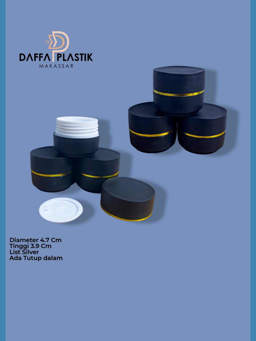 Jual OT CREAM SAKURA 12,5 GR HITAM LIST GOLD KEMASAN 25 PCS RP 2225 ...