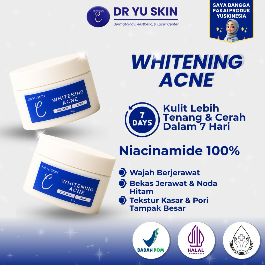 Jual DR YU SKIN Whitening Acne10gr | Mencerahkan Kulit Wajah ...