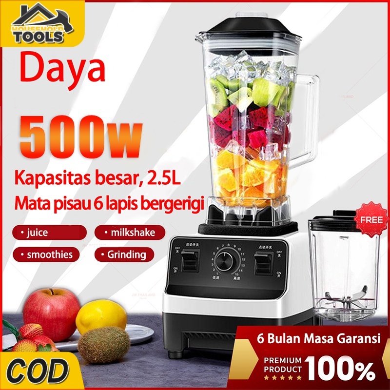 Jual Blender penghancur dinding sel 2.5L + 800ML Mesin smoothie/puree ...
