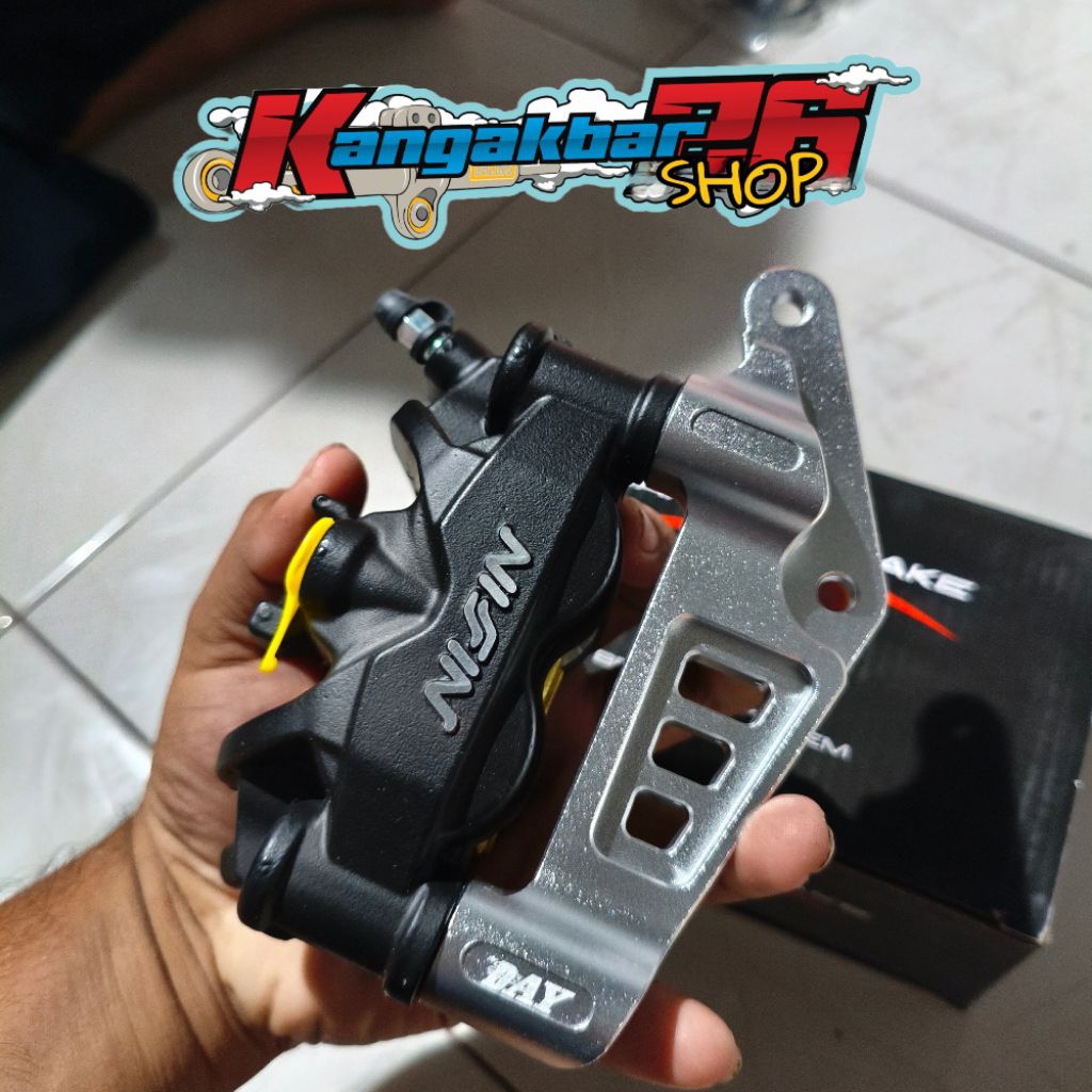 Jual KALIPER TWIN AFRICA SET BREKET KALIPER PNP NINJA | Shopee Indonesia