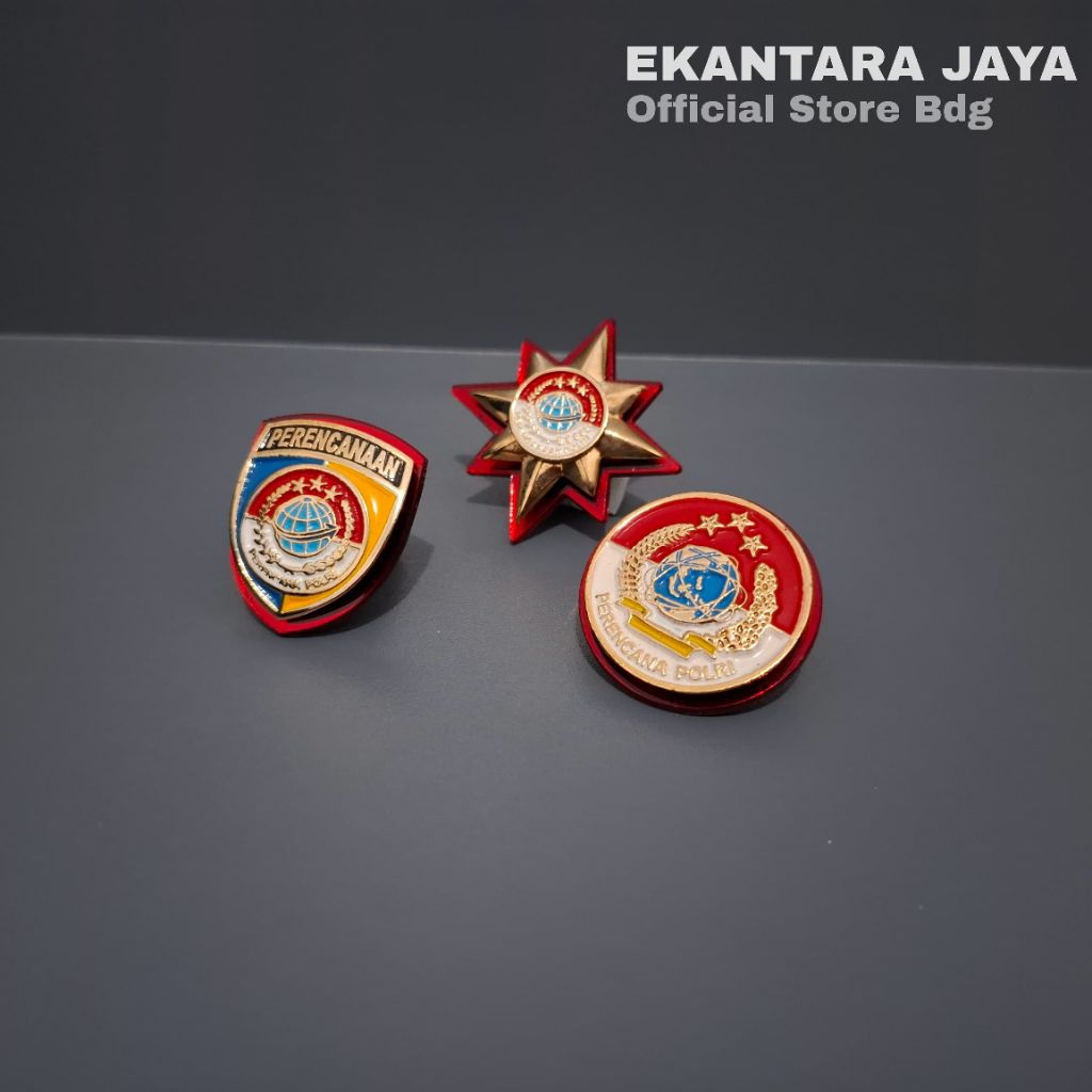 Jual DELTA Original - Brevet Pin Perencana Polri Premium | Shopee Indonesia