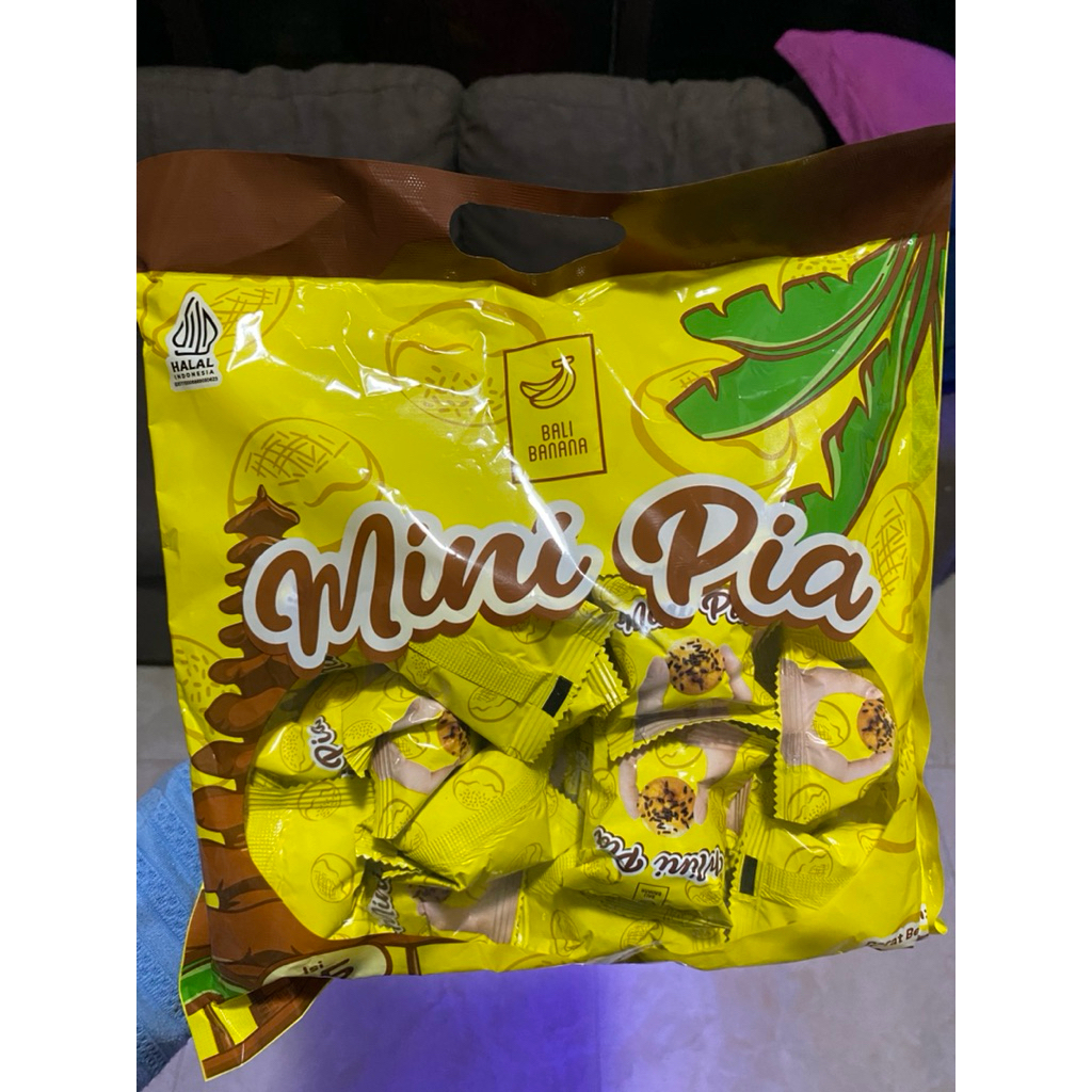 Jual BALI BANANA | MINI PIA Rasa Coklat isi 25pcs | Shopee Indonesia