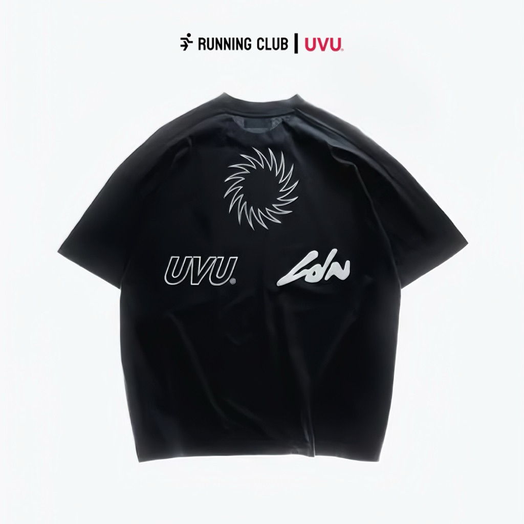 Jual NEW UVU Running Oversize Tee - Black | Shopee Indonesia