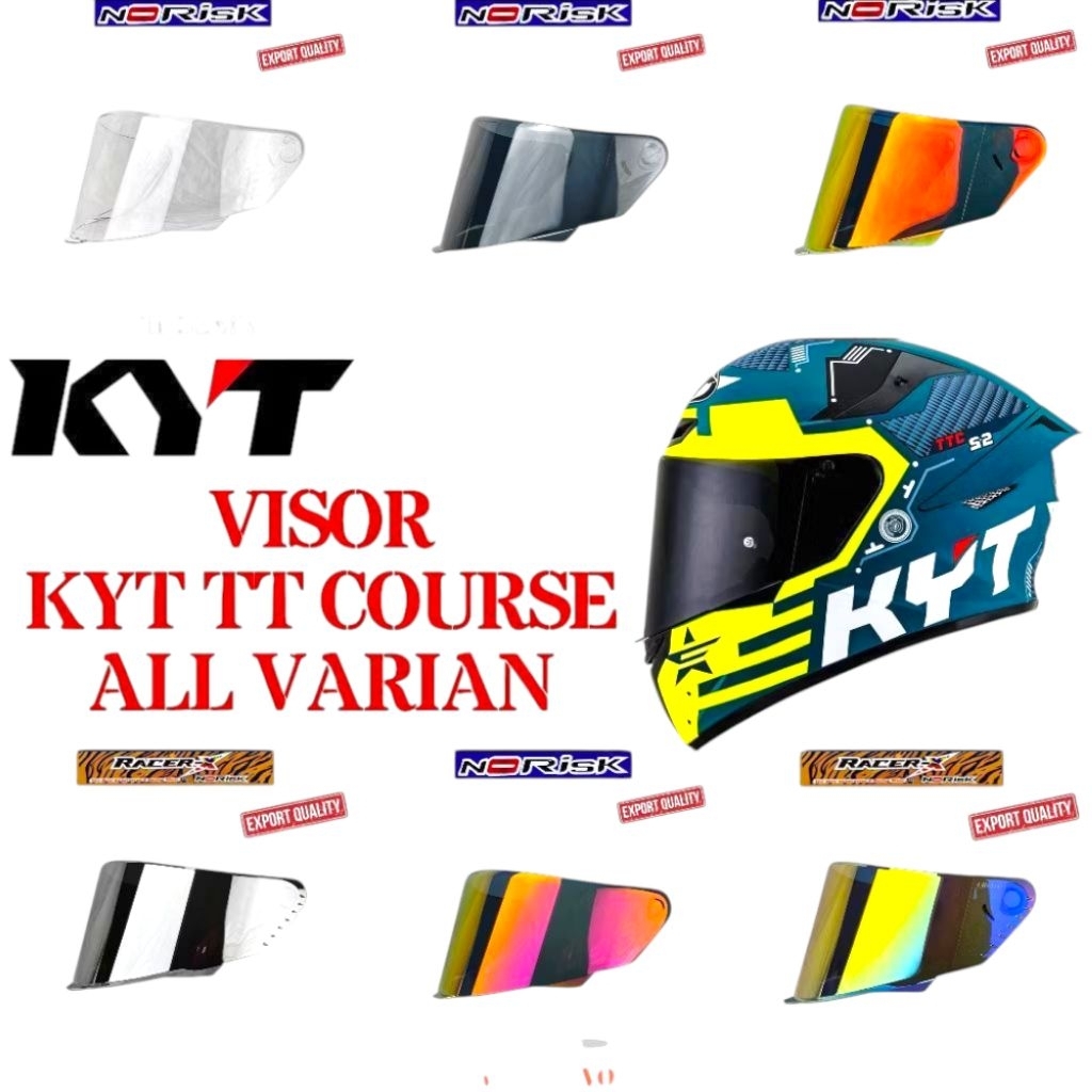 Jual Kaca Helmets Full Face Kyt TT Course/ G2 Prestige/ Alv Genesis ...