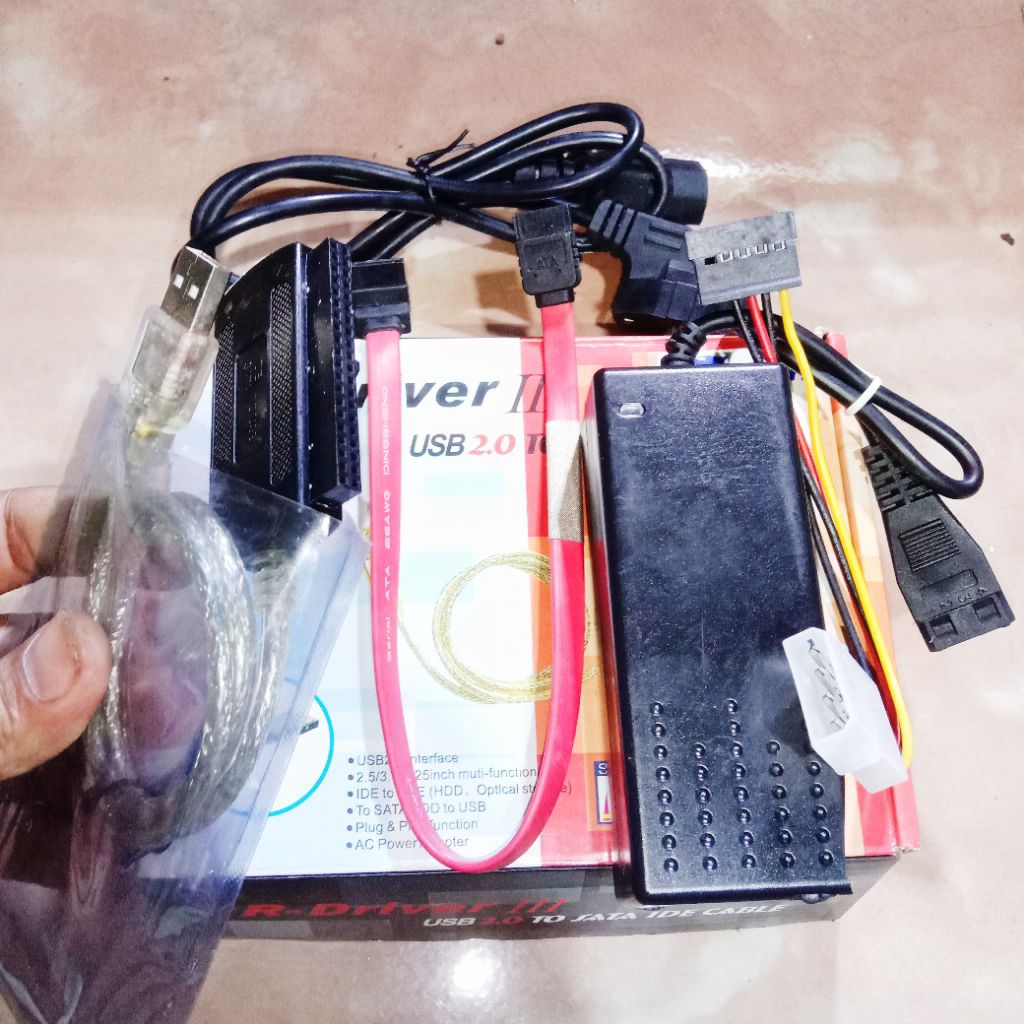 Jual r driver III 3 ps2 converter ide to usb psu 12 volt untuk isi game ...