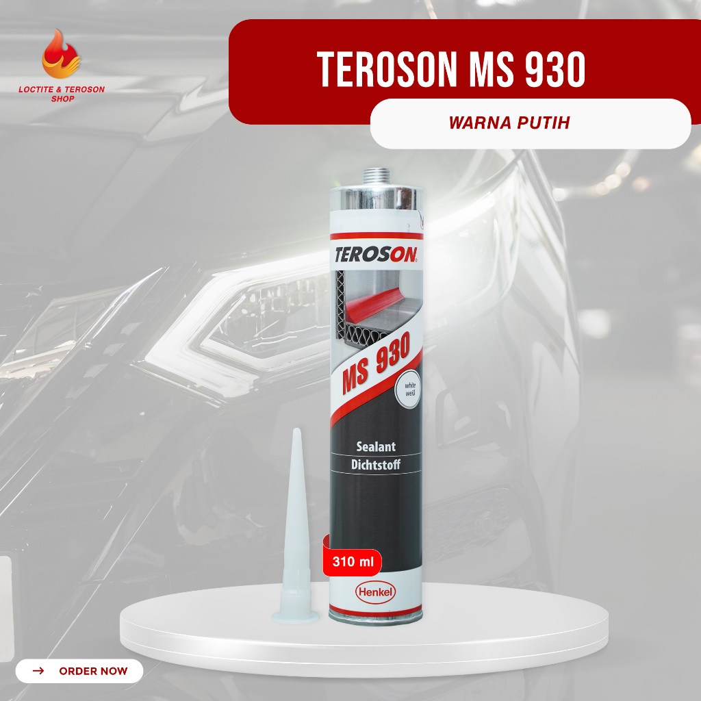 Jual LEM BODY KIT DAN KAROSERI TERBAIK TEROSON MS 930 310ML PUTIH | Shopee Indonesia