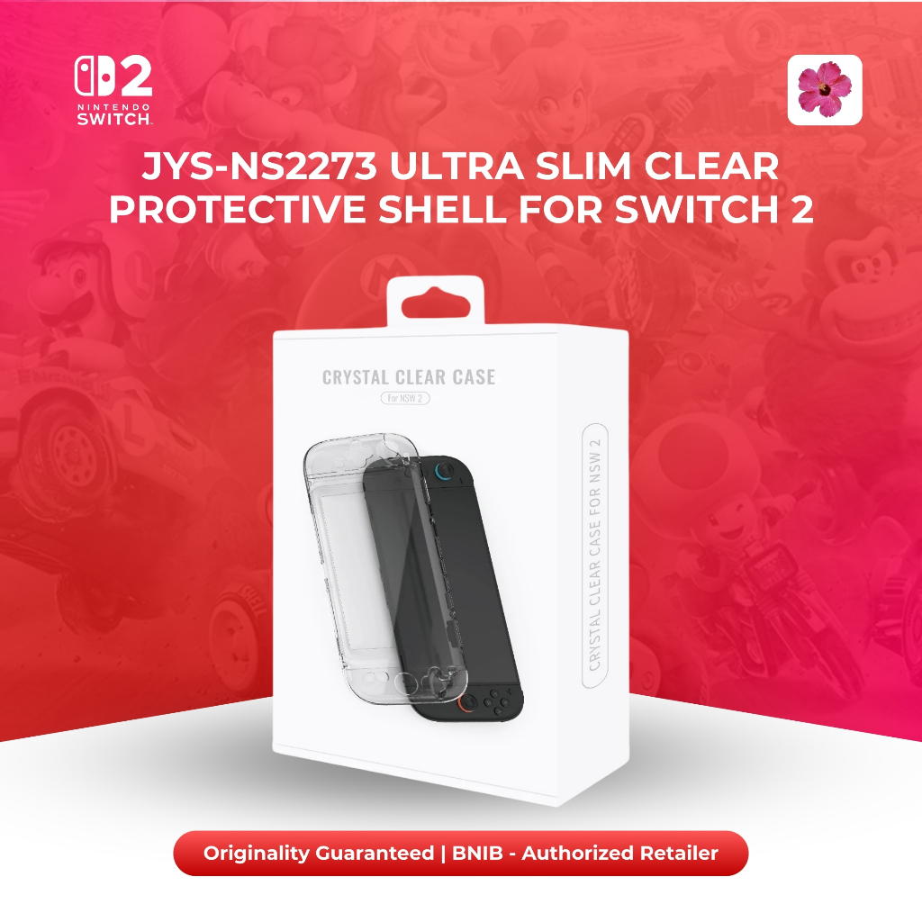 Jual JYS-NS2273 Ultra Slim Clear Case Shell for Nintendo Switch 2 – Case Transparan Slim ...