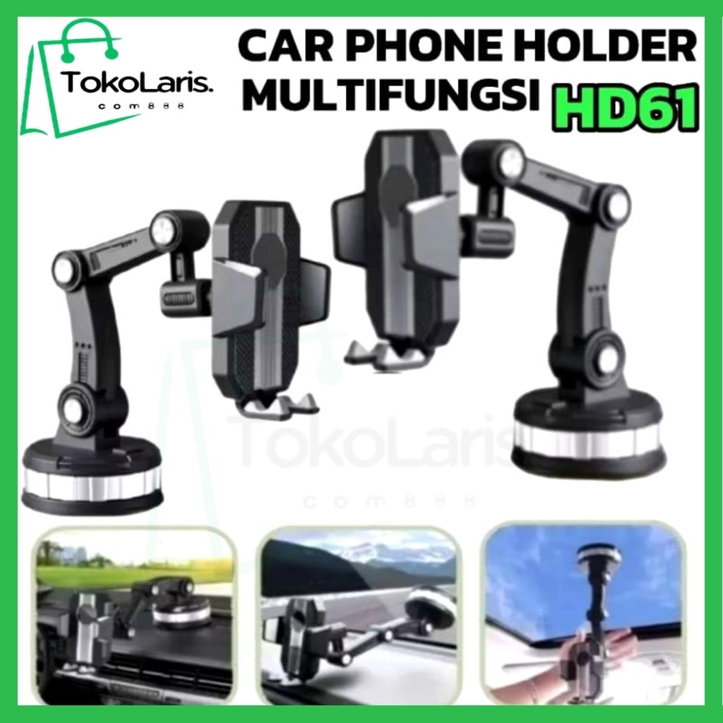 Jual HD61 Car Phone Holder/Holder Mobil Super Kuat dan Sangat ...