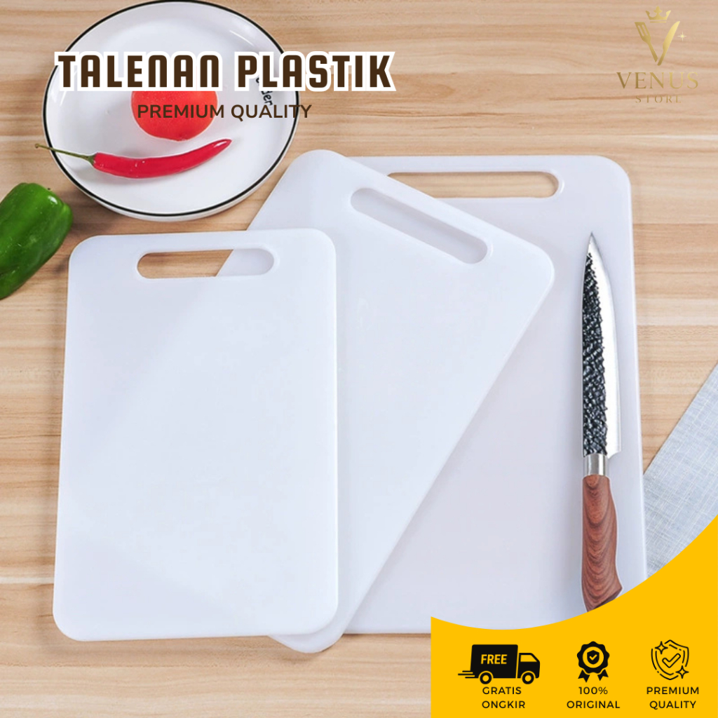Jual Venus Store - Talenan Plastik Foodgrade / Cutting Board Tebal ...