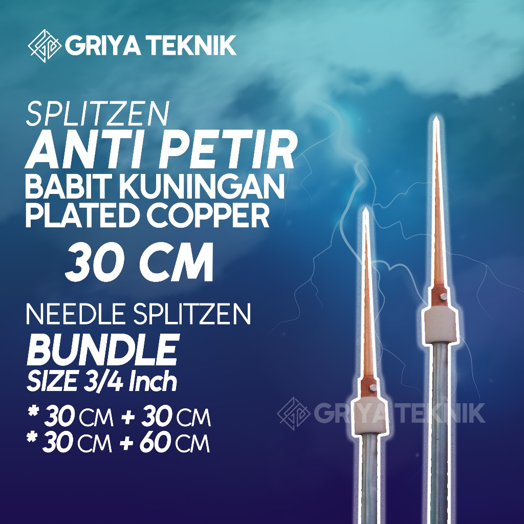 Jual SPLITZEN TOMBAK PENANGKAL PETIR 30 CM BABIT /Sett | Shopee Indonesia