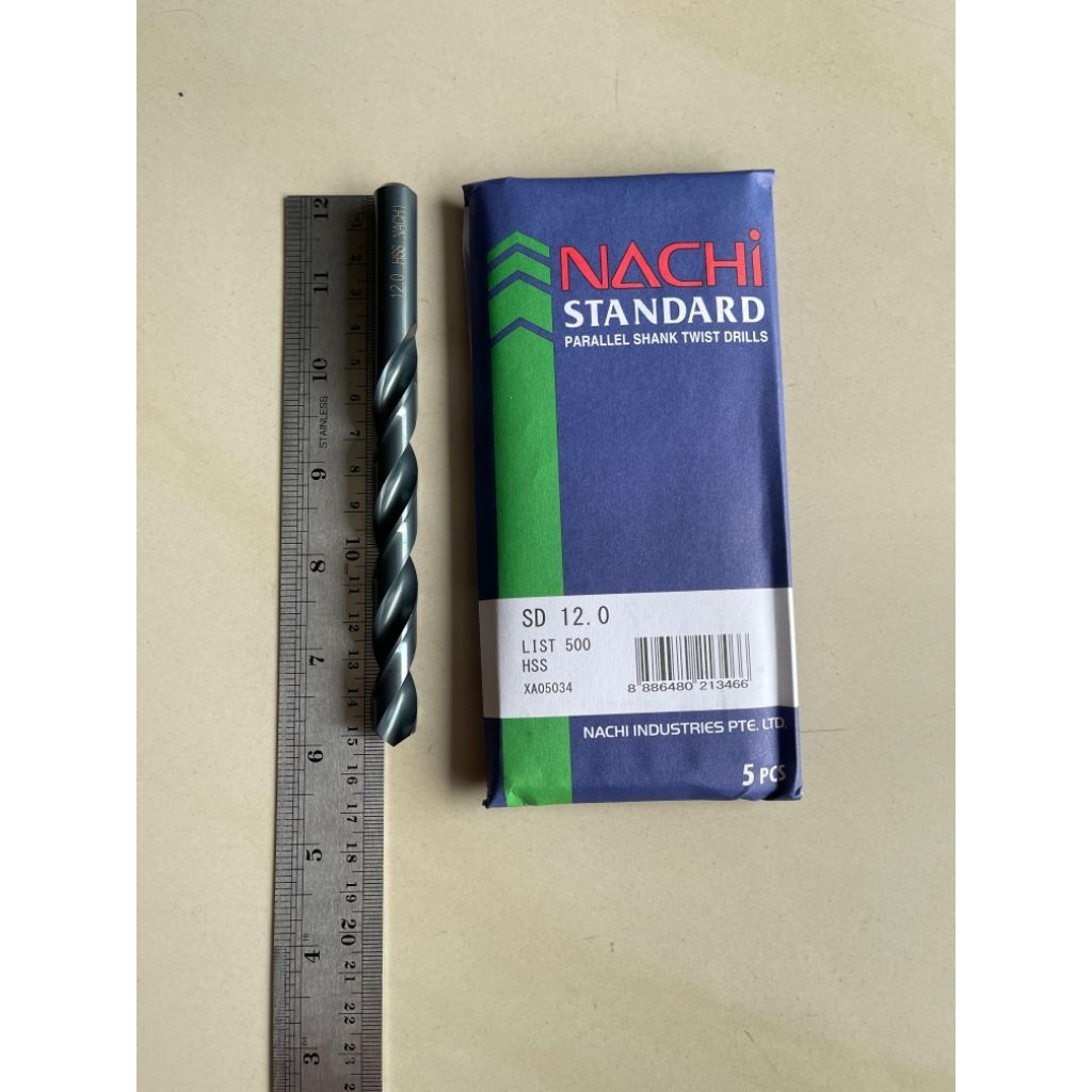 Jual Nachi 12 MM mata bor besi HSS - Nachi matabor besi HSS 12 MM | Shopee Indonesia