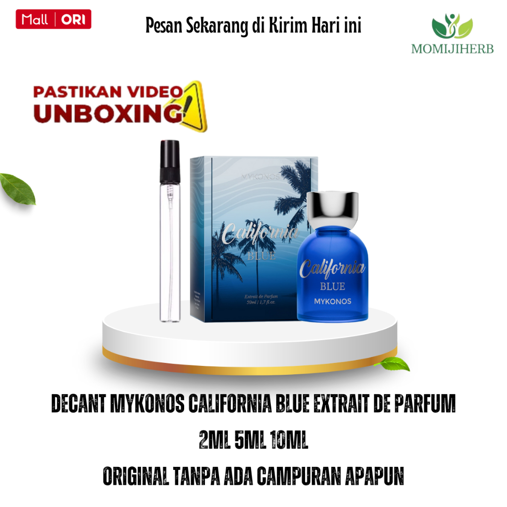 Jual Decant Mykonos California Blue Extrait De Parfum 2ml 5ml 10ml ...