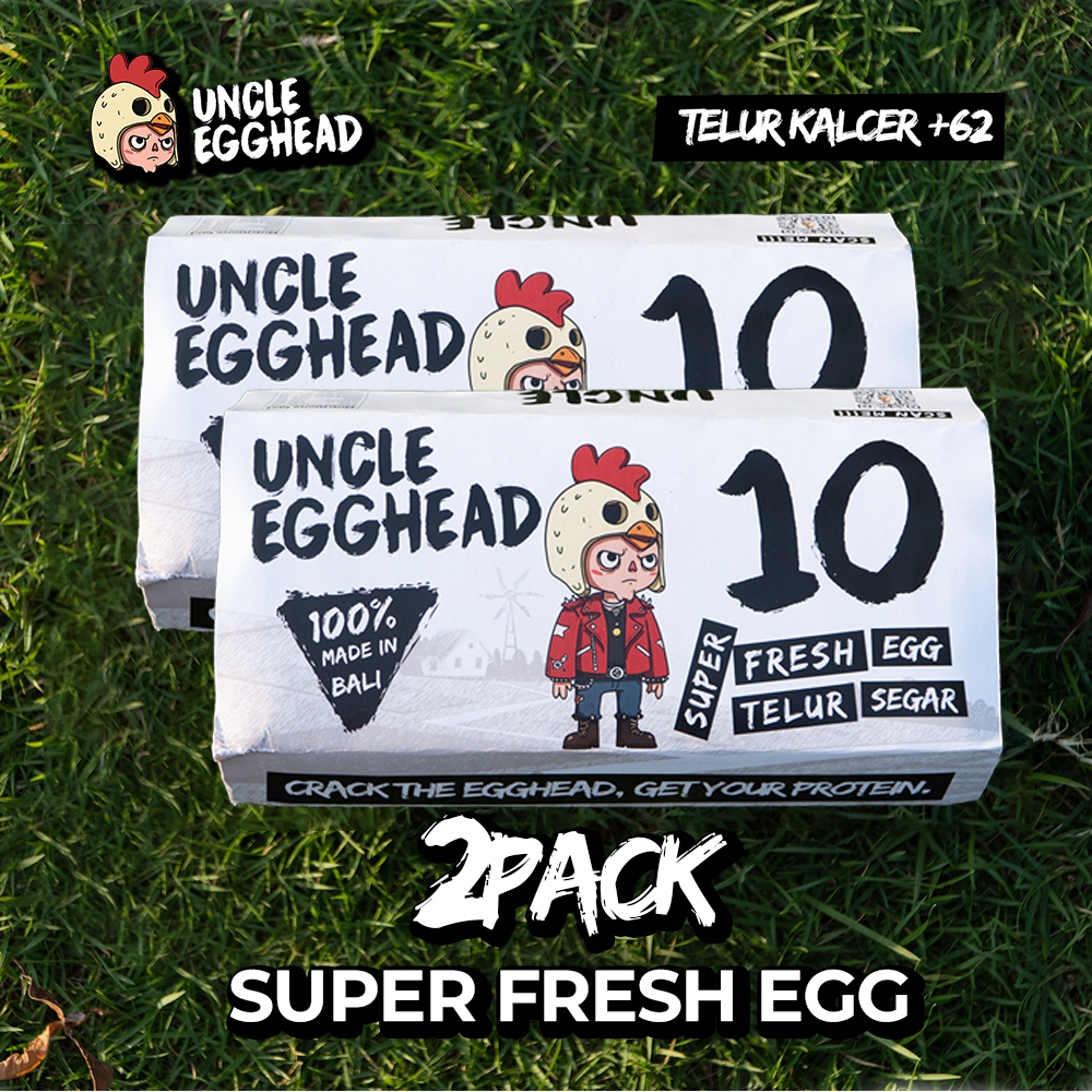 Jual Uncle Egghead Super Fresh Egg Telur Ayam Negeri - 2 Pack | Shopee ...