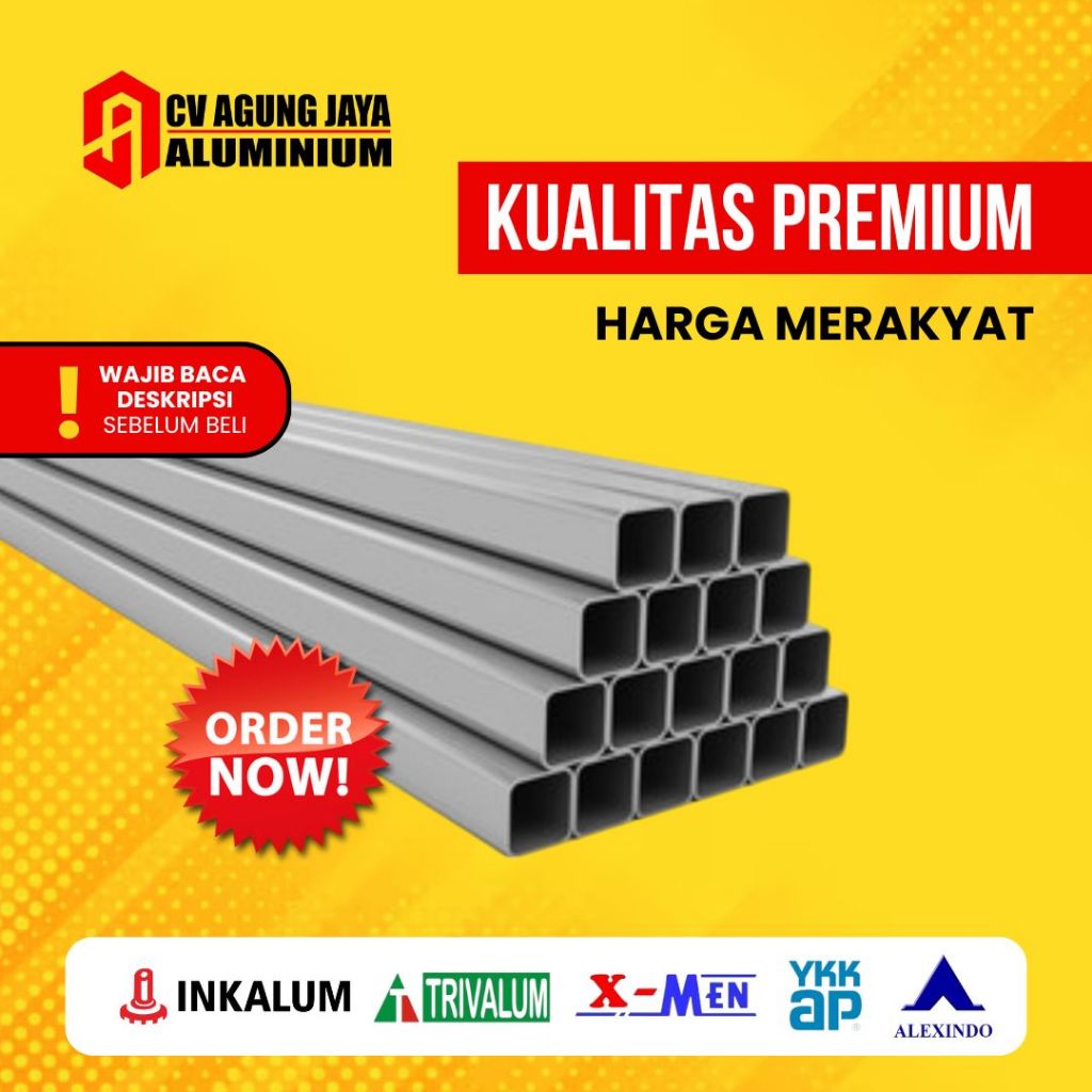 Jual ALUMINIUM Hollo batangan 6 meter | Shopee Indonesia