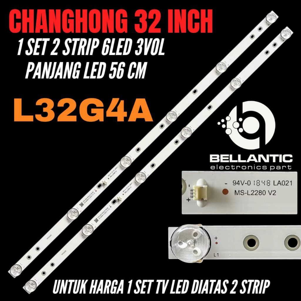 Jual BACKLIGHT TV LED CHANGHONG 32 INCH L32G4 BACKLIGHT TV LED 32 INCH ...