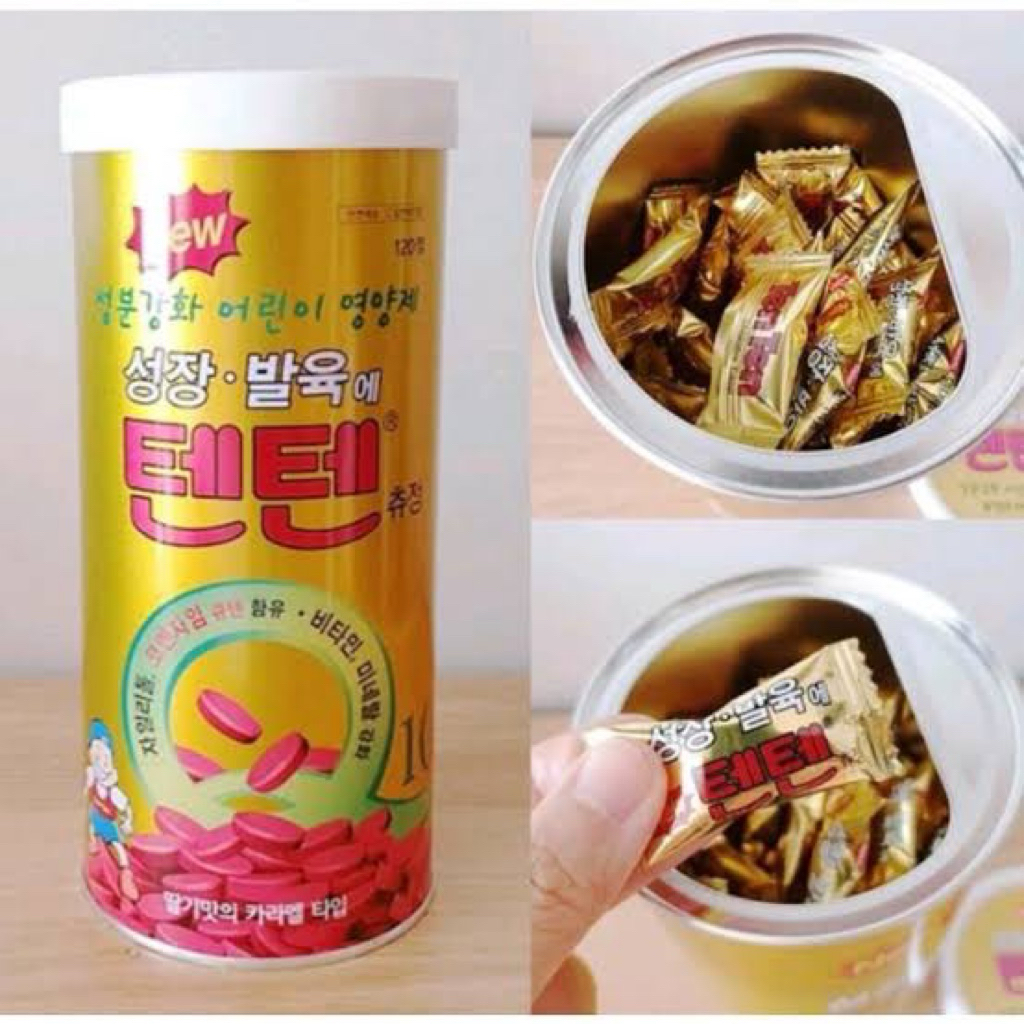Jual PRE ORDER TENTEN VITAMIN CANDY ANAK & DEWASA STRAWBERRY 100% ...