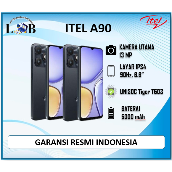 Jual ITEL A90 4GB 128GB Garansi Resmi (BOX CHA + SCR) | Shopee Indonesia