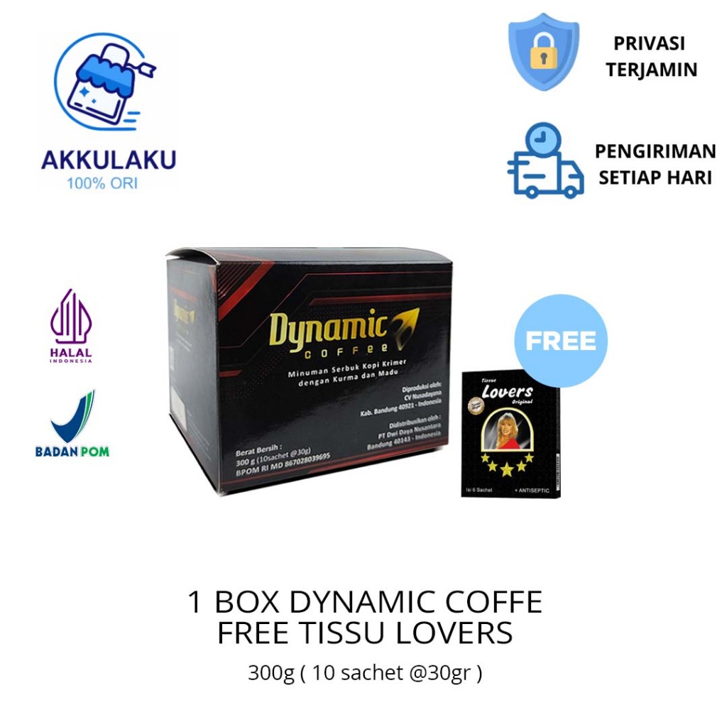Jual Kopi Dynamic 1 Box Isi 10 Sachet Original BPOM | Kopi Dinamic ...