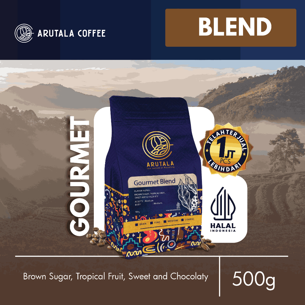 Jual ARUTALA Kopi Gourmet Blend for Manual Brew 500 Gram | Shopee Indonesia