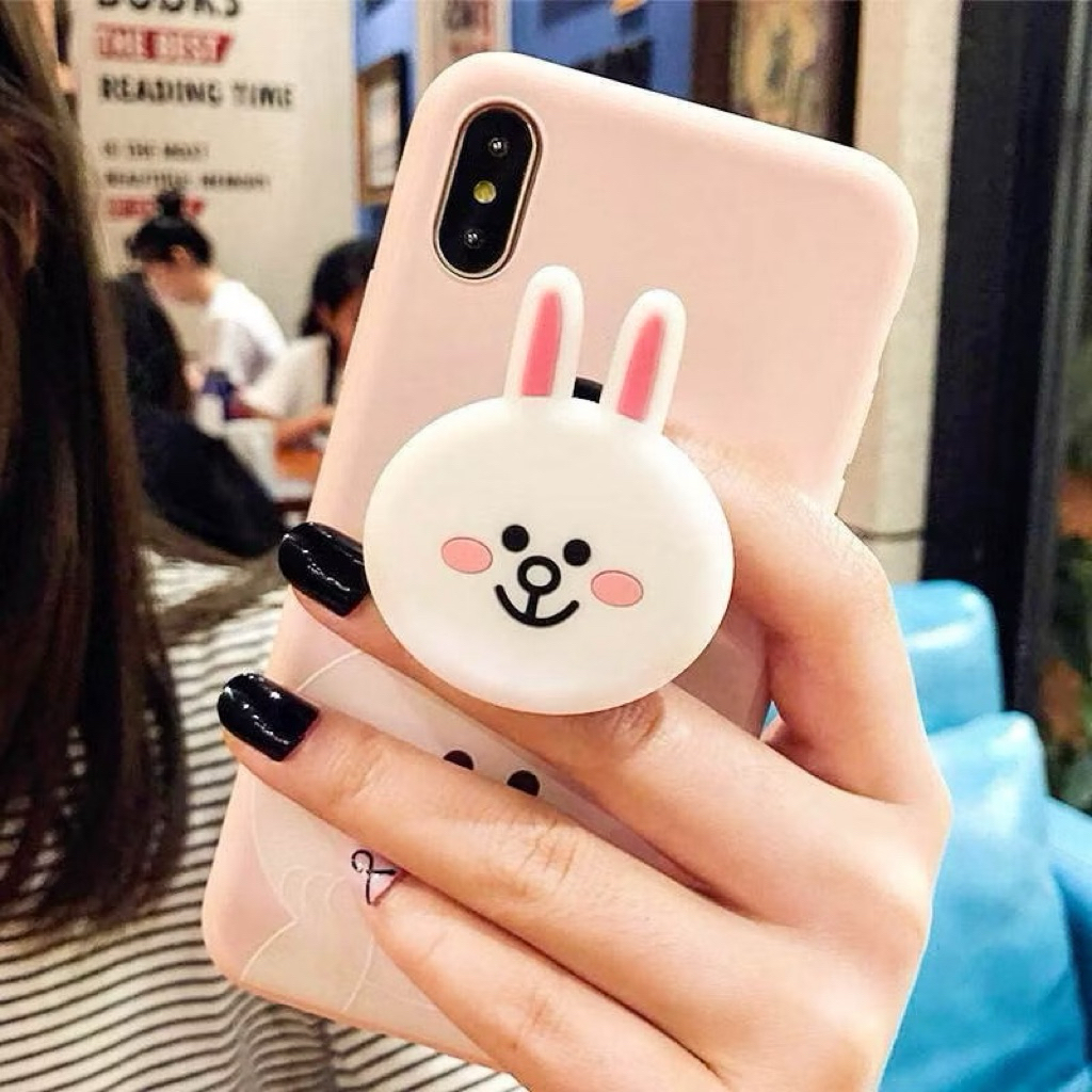 Jual Griptok Phone Holder Pop Socket HP 3D Motif Karakter Kartun | Shopee Indonesia