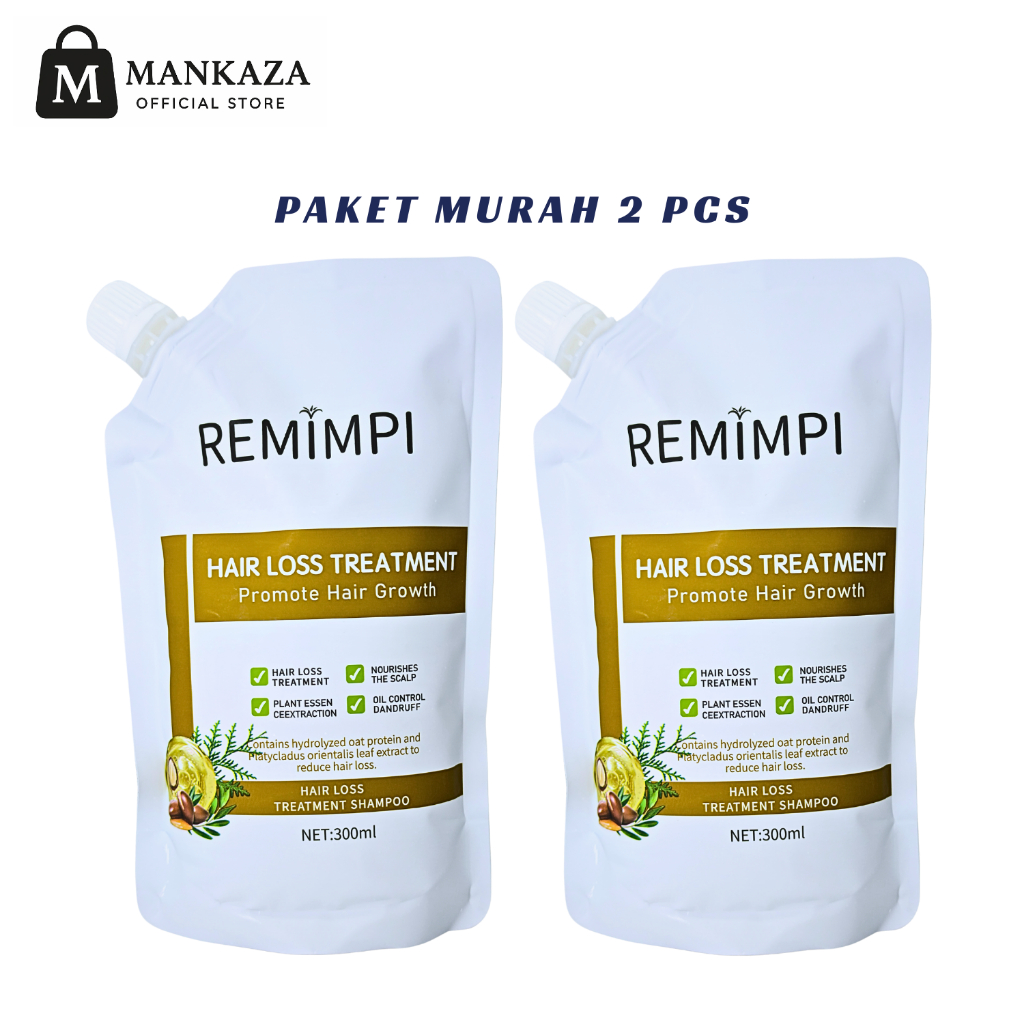 Jual PAKET 2PCS REMIMPI Hair Loss Treatment Shampoo Remimpi Original ...
