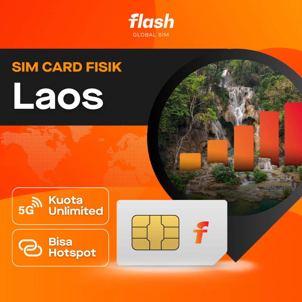 Jual SIM Card Laos Unlimited Flash Global SIM Internet (Simcard Laos ...