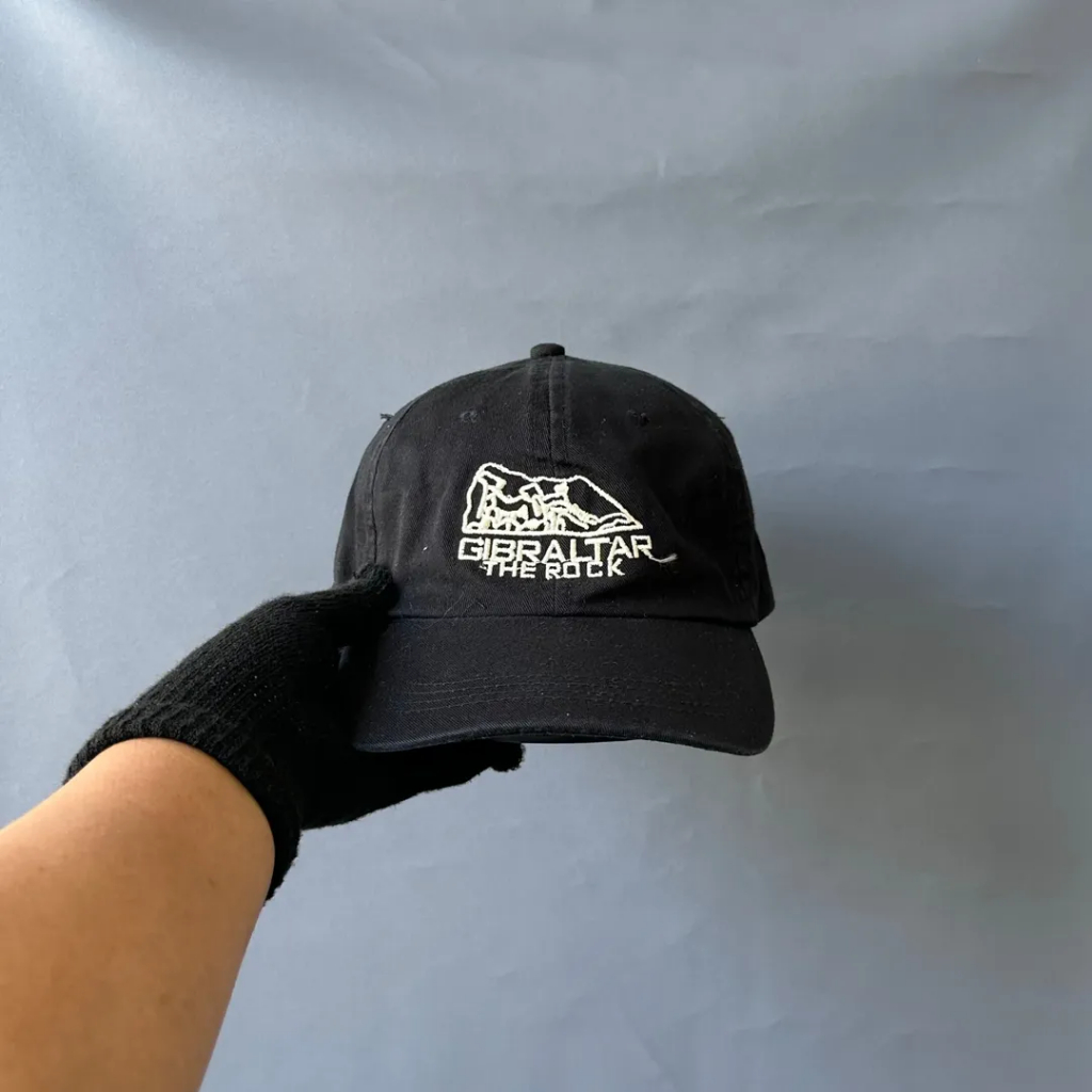 Jual Topi Simple Cap Unisex Pria Wanita GIBRALTAR THE ROCK Hitam ...