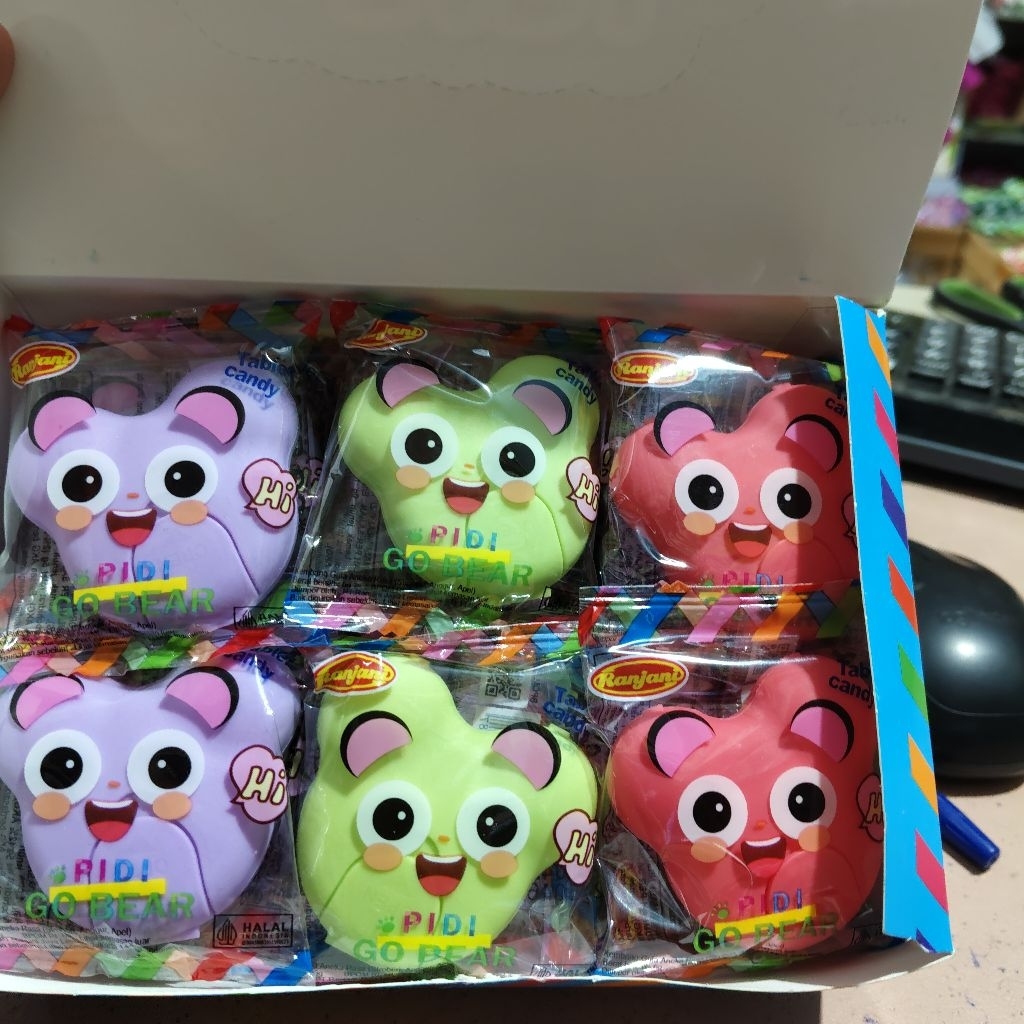 Jual Pidi Go Bear 1 pak isi 24 pcs | Shopee Indonesia