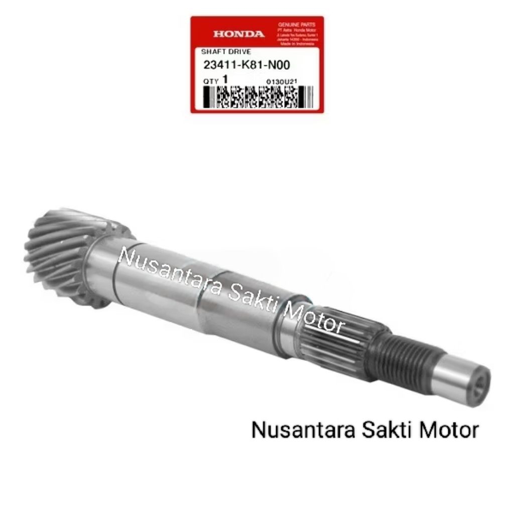 Jual 23411-k81-n00 Shaft Drive as pully puly puli beat Scoopy Spacy ...