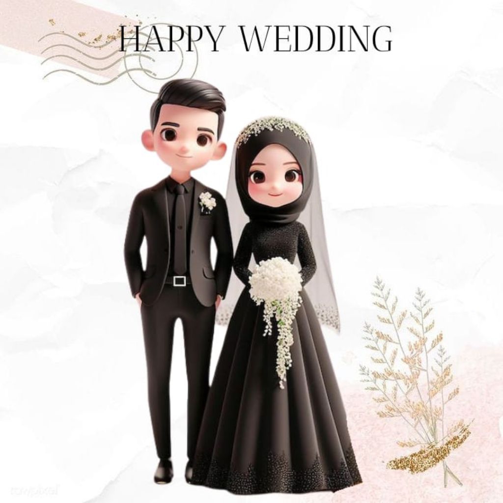 Jual Topper Wedding/ Hiasan Hantaran Pernikahan/ Hiasan Buket/ Topper ...