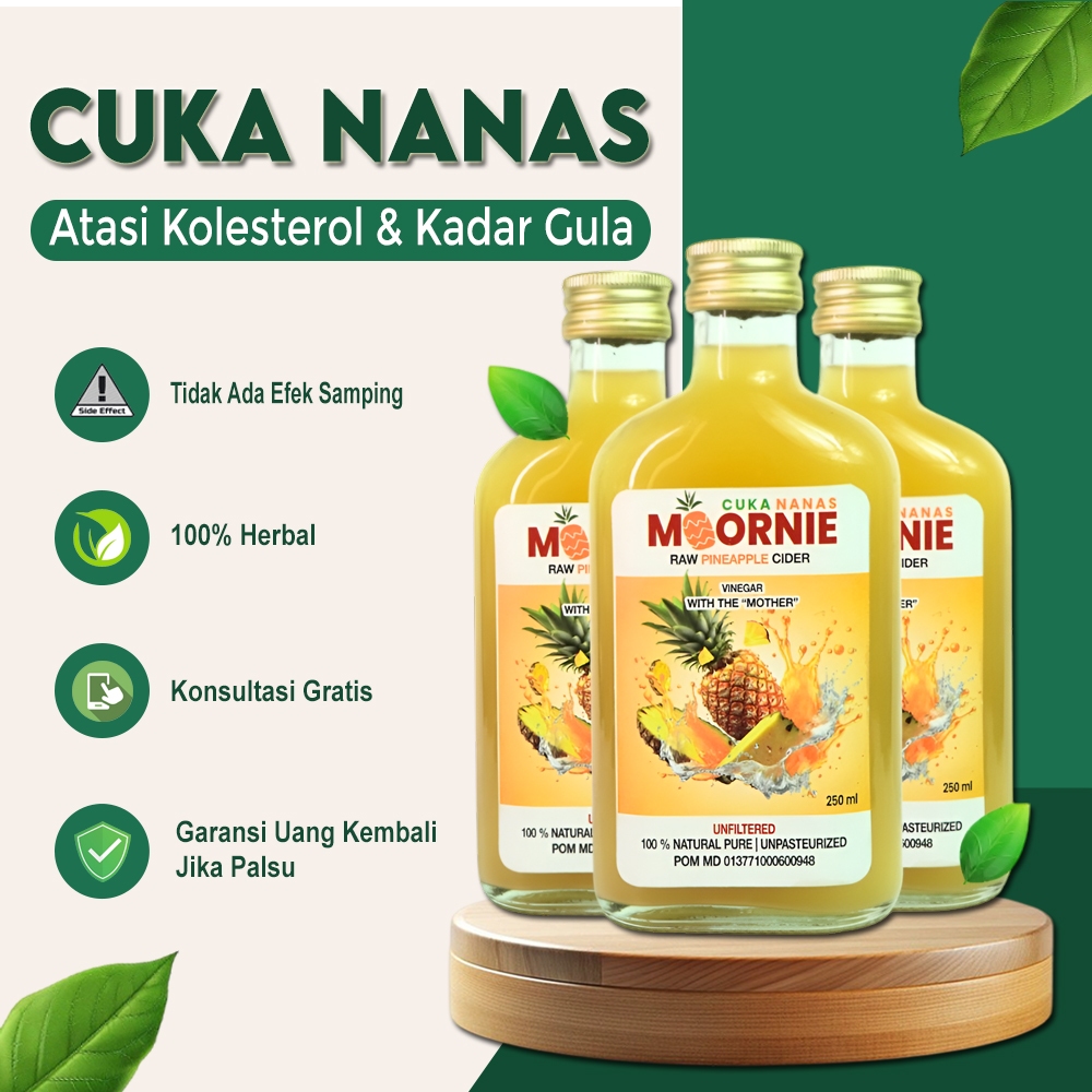 Jual Moornie Cuka Nanas Original Untuk Kesehatan | Cuka Nanas Untuk ...