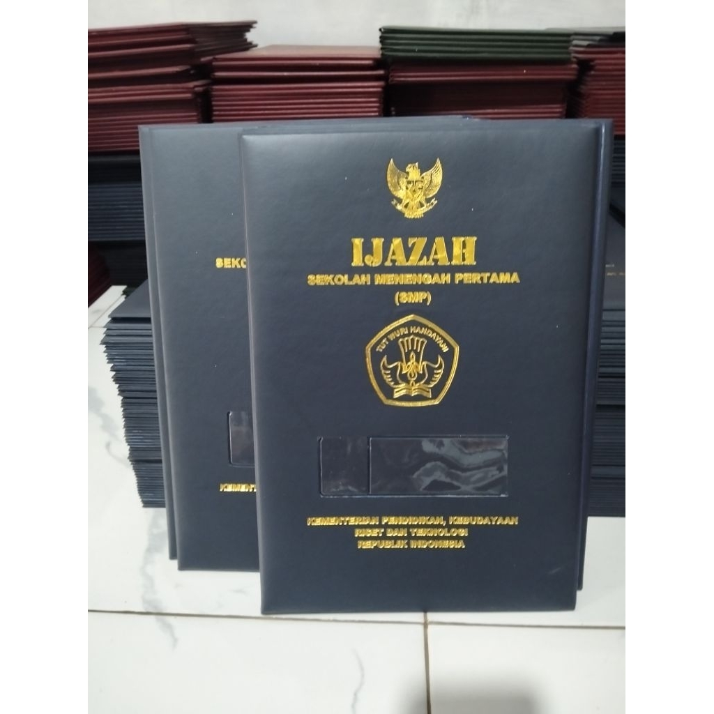 Jual Map Ijazah SD || Sampul ijazah SMP (Umum) Isi 2 Lembar | Shopee ...