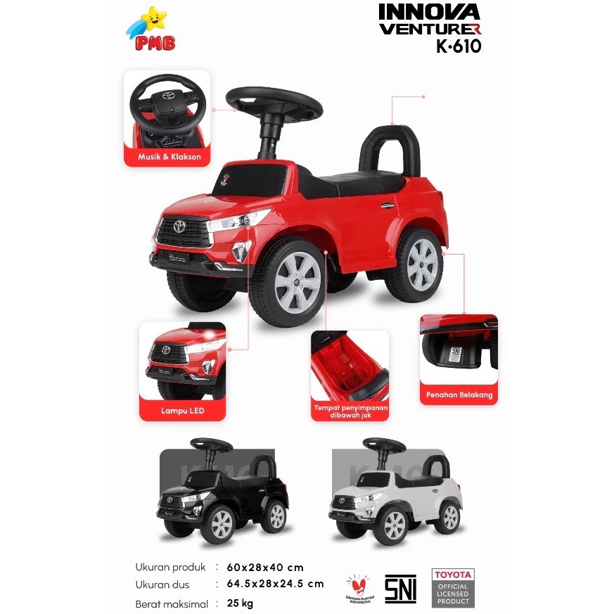 Jual TOLOCAR MOBIL PMB K610 - INNOVA VENTURER | Shopee Indonesia