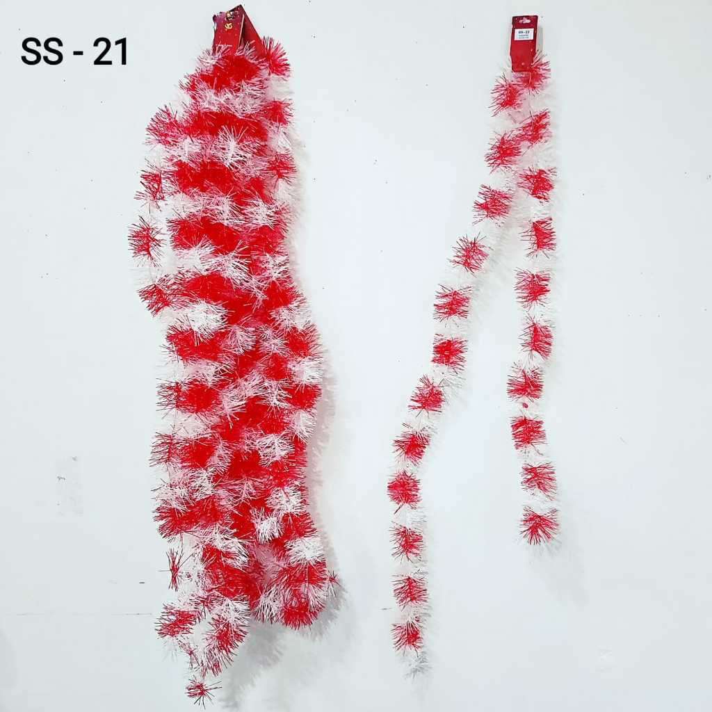Jual Slinger Merah Putih 2m Kombinasi Hiasan 17 Agustus Pawai Tinsel ...